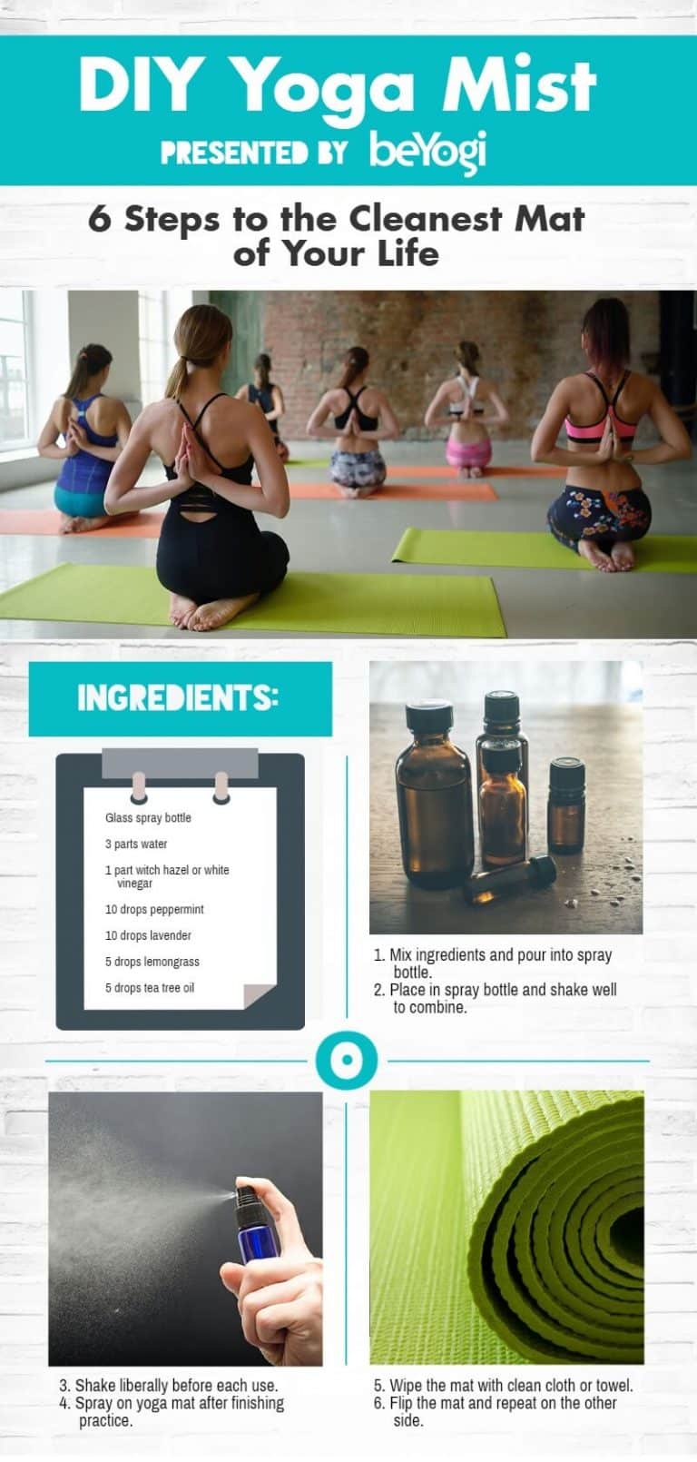 Funky to Fresh: DIY Yoga Mat Spray